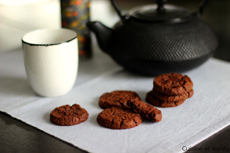 Sablés au chocolat à la fleur de sel | Cuisine et Vanity